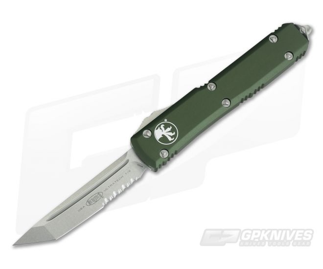 Super Specials Microtech Ultratech T/E Contoured OD Green Stonewash ...